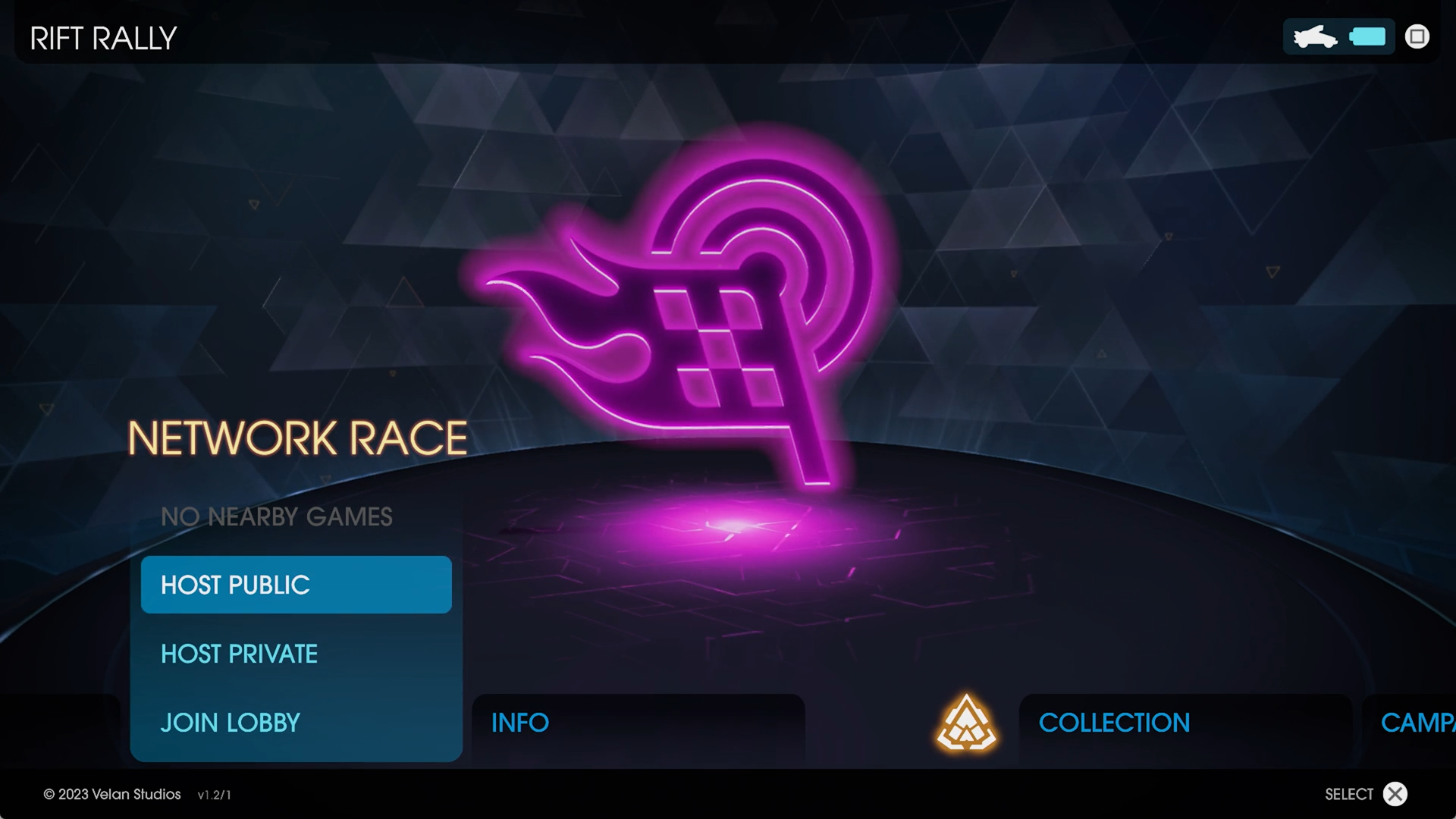 Network Multiplayer Racing – Rift Rally – Pit Stop